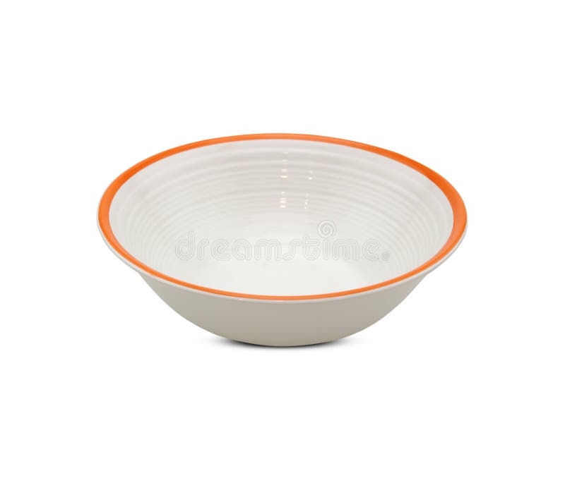 White Ceramic Bowl on White Background Texture. Stock Photo - Image of ...
