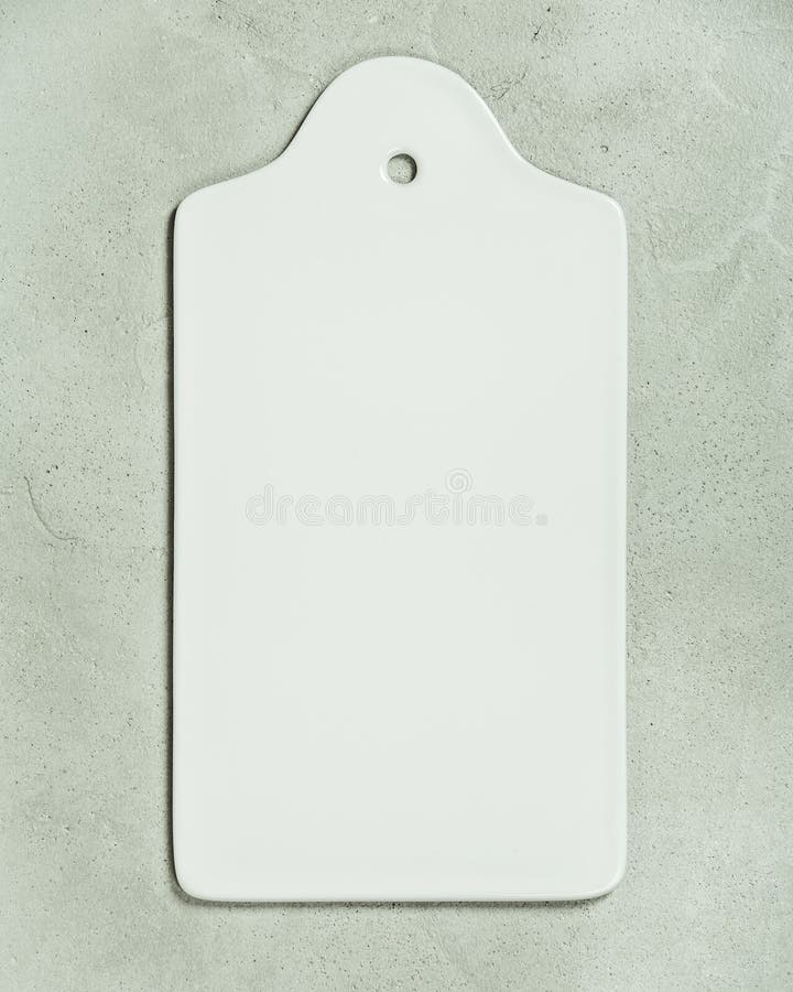 White Ceramic Cutting Board Stock Photo - Image of white, recipe: 108215806