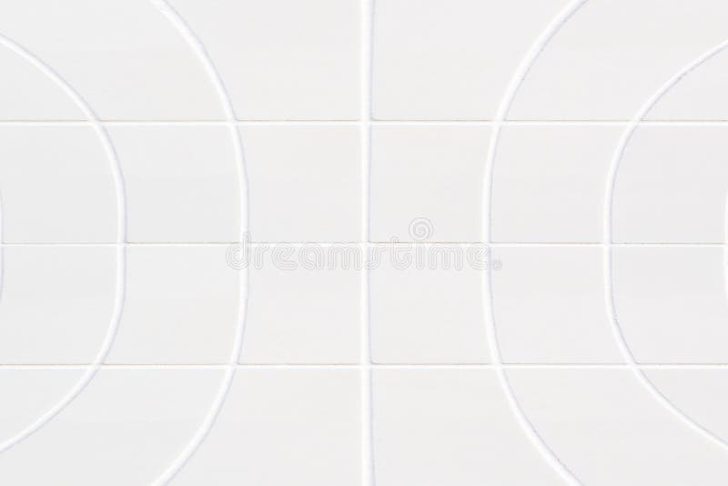 White Ceramic Mosaic Curved with Vertical Structure Stock Image - Image ...