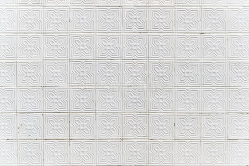 White Ceramic Mosaic Tiles Interior Wall Texture Background Stock Image ...
