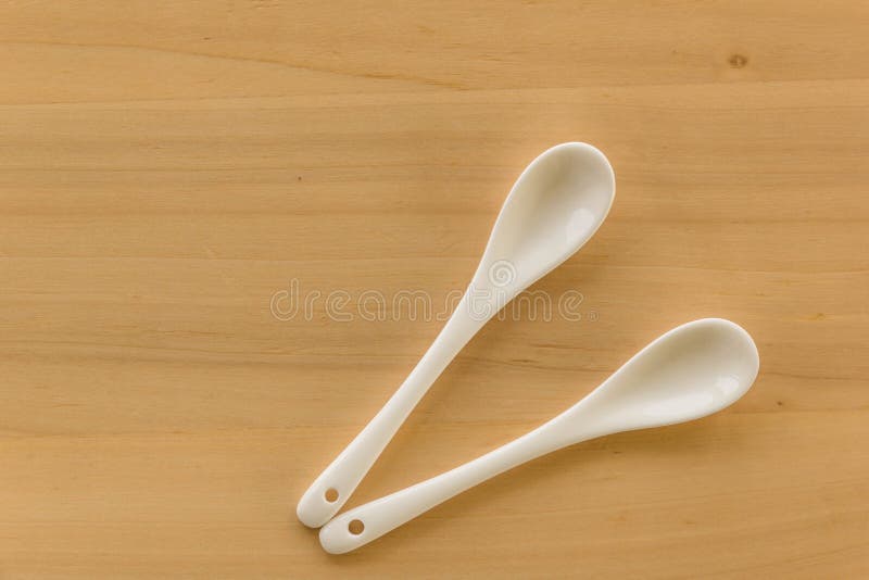 White ceramic spoon stock photo. Image of copy, spoon - 92159392
