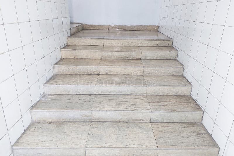 White Ceramic Stair Interior Stock Image - Image of interior, abstract ...