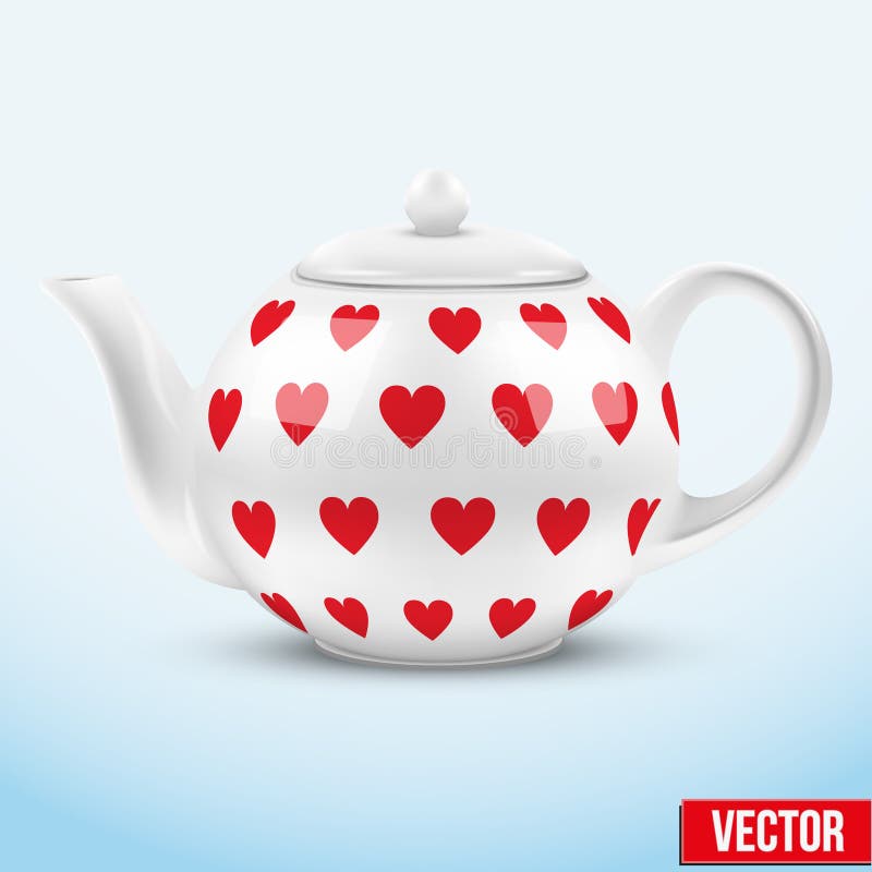 Ceramic Teapot in Baseball Ball Style. Vector Stock Vector ...
