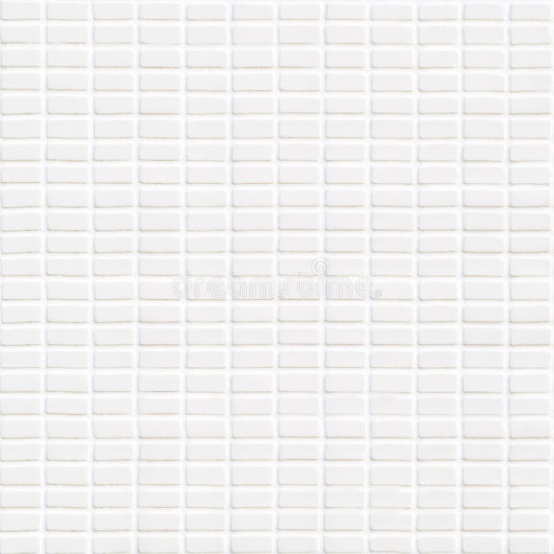 White Ceramic Tile with Very Little Rectangles in Square Form Stock ...