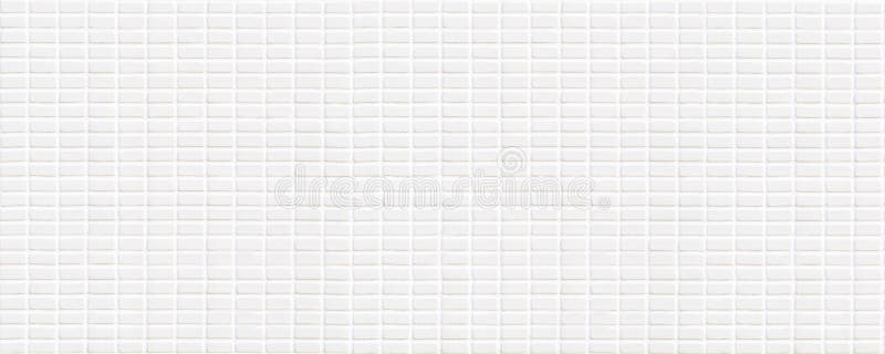 White Ceramic Tile with Very Little Rectangles in Square Form Stock ...