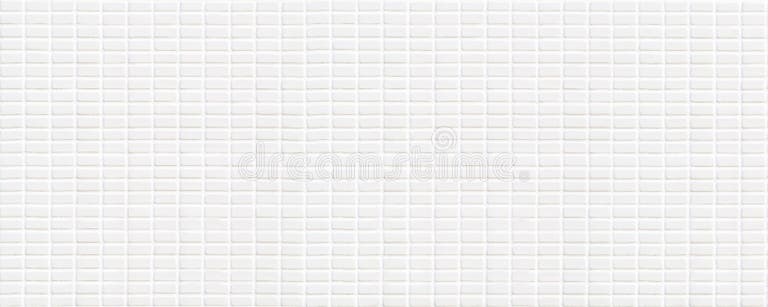 White Ceramic Tile with Very Little Rectangles in Square Form Stock ...