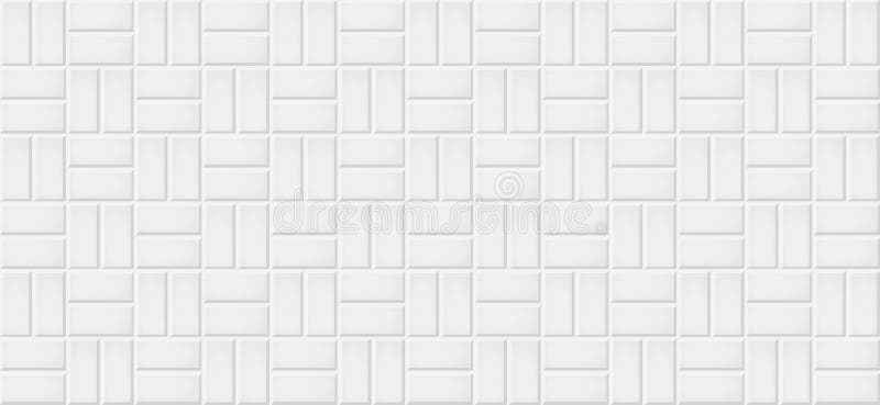 White Ceramic Tiles Texture Abstract Background Vector Illustration ...
