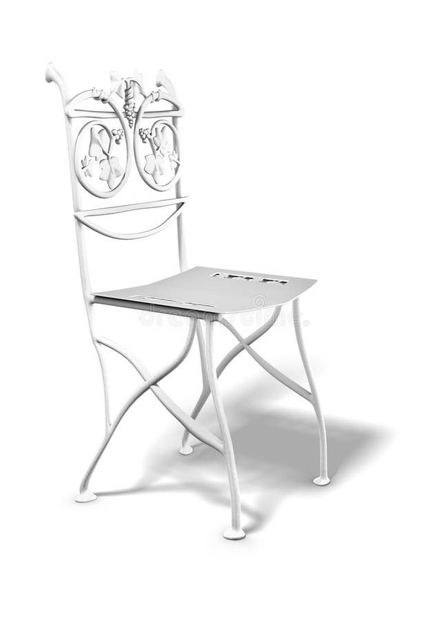 White chair stock illustration. Illustration of offices - 12291449