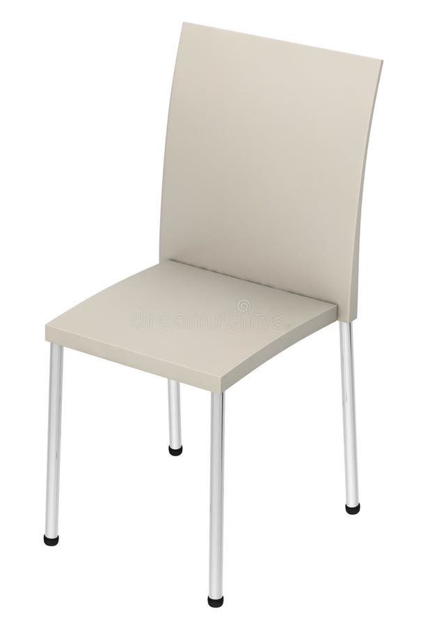 White chair stock illustration. Illustration of plain - 21211276
