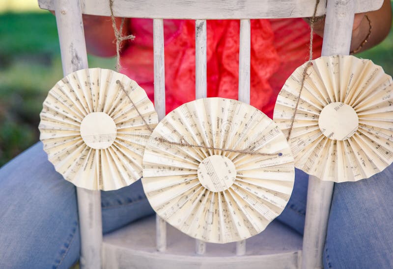 White chair decorated stock photo. Image of decor, reception - 49056392