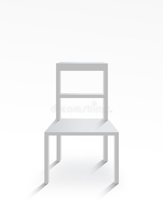 White chair stock vector. Illustration of antique, design - 30035499