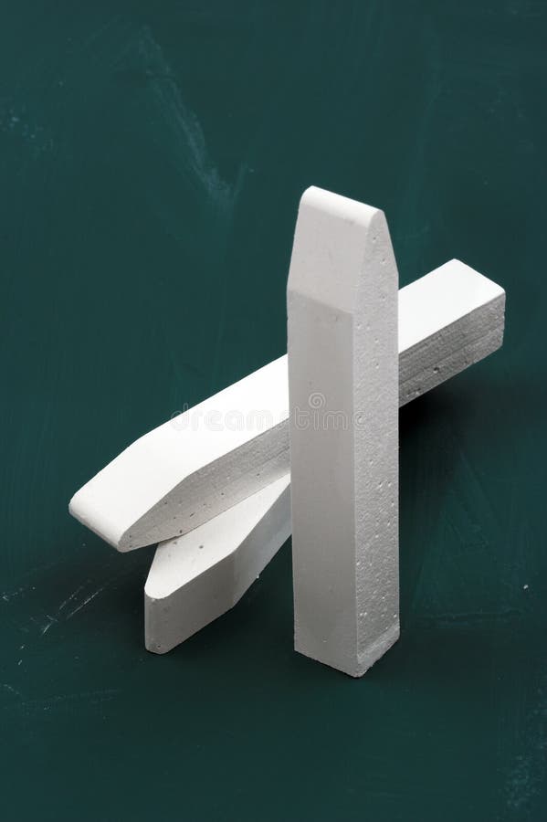 White chalk stock image. Image of education, classroom - 10499407