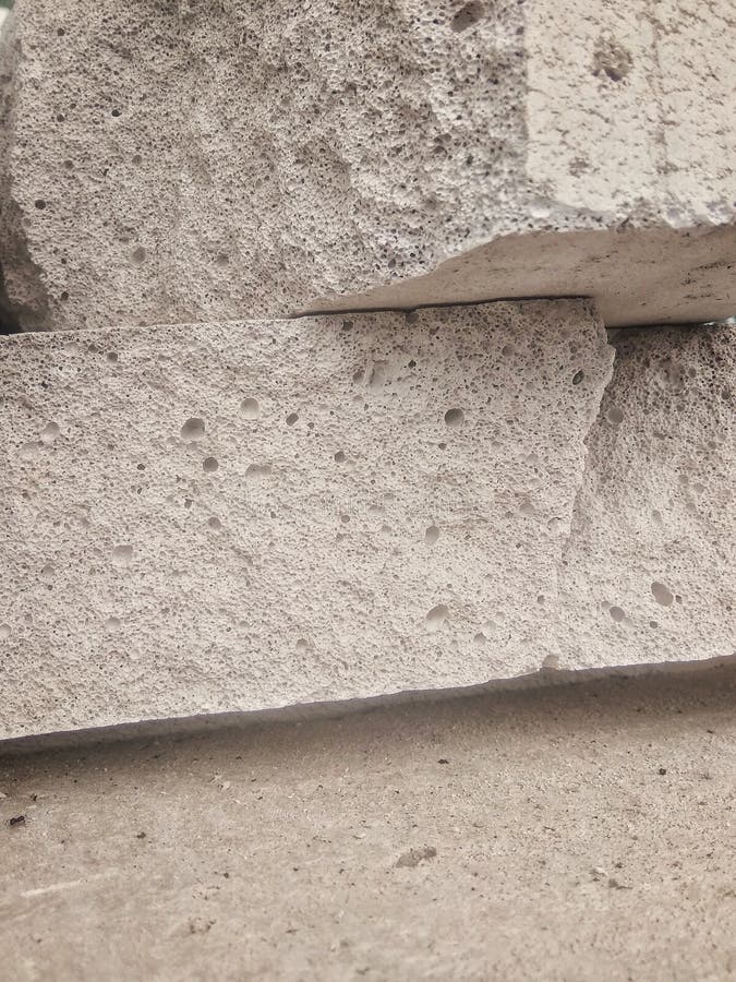 White chalk brick pile stock image. Image of pile, soil - 206203889