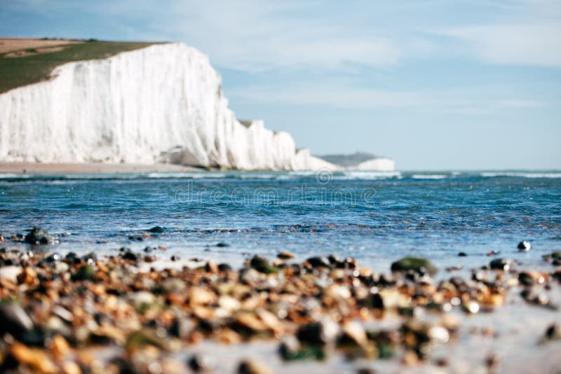 White Chalk Cliffs stock photo. Image of land, natural - 39597426