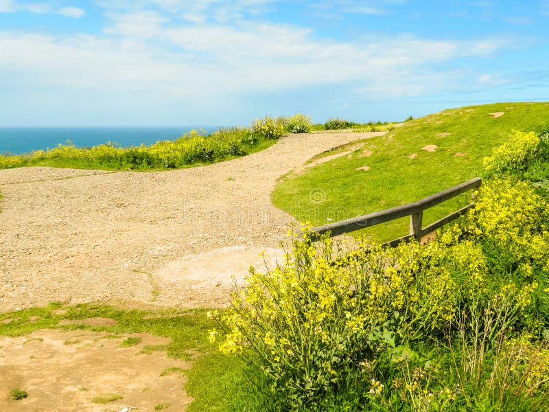White Chalk Cliffs of Etretat Stock Photo - Image of natural, french ...