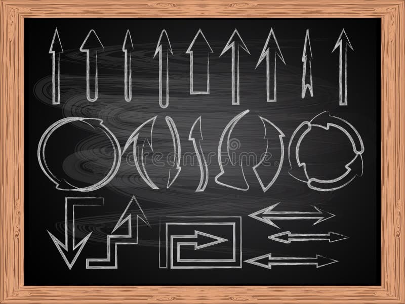 White Chalk Drawing of Praying Hands on School Blackboard Flat Design ...