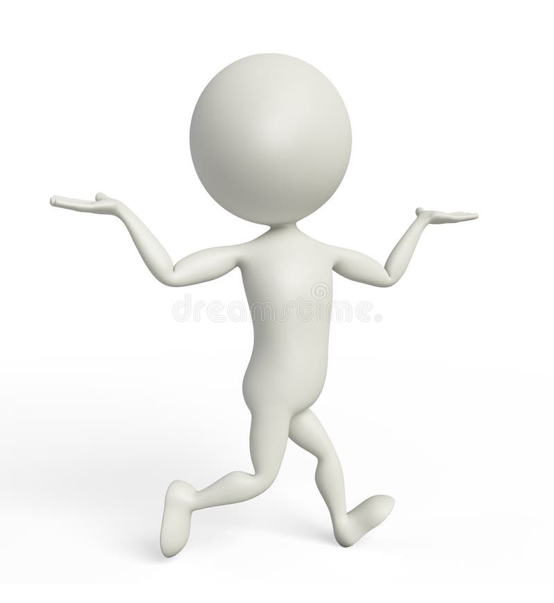 White character is running stock illustration. Illustration of person ...