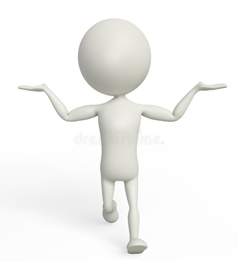 White character is running stock illustration. Illustration of ...