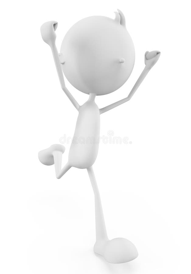 White Character Runing Pose Stock Illustrations – 17 White Character ...