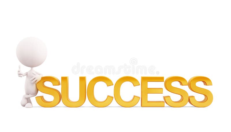 White Character with Thinking Pose Stock Illustration - Illustration of ...