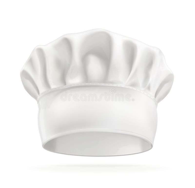 White chef hat stock vector. Illustration of clothing - 56826953