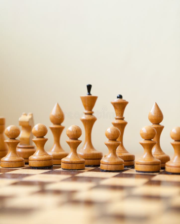 White Chess Pieces on the Chessboard Stock Photo - Image of horse, mate ...