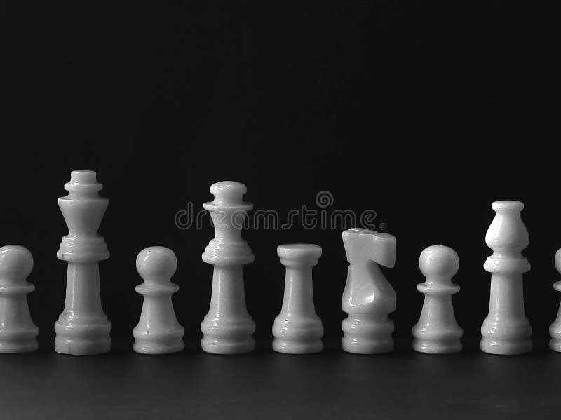 White chess set stock photo. Image of queen, business, power - 4254