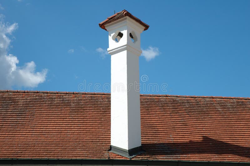 White chimney stock image. Image of architecture, outdoor - 51885991