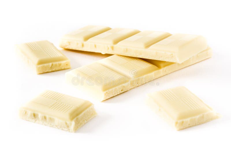 White Chocolate Bar Isolated Stock Image - Image of background, sweet ...