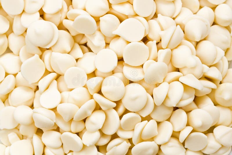 White Chocolate Chips stock image. Image of food, white - 21317547