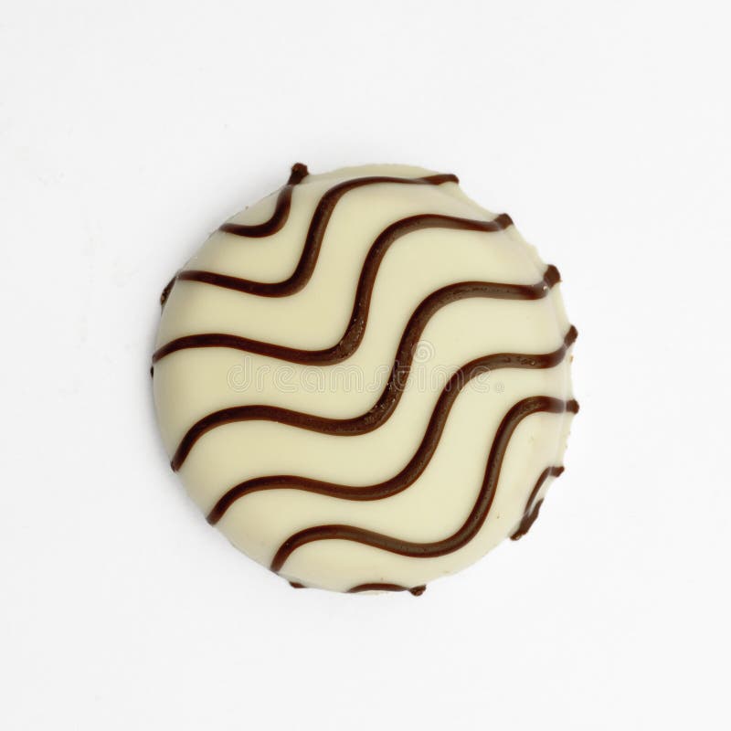 White Chocolate Covered Biscuit Stock Photo - Image of products ...
