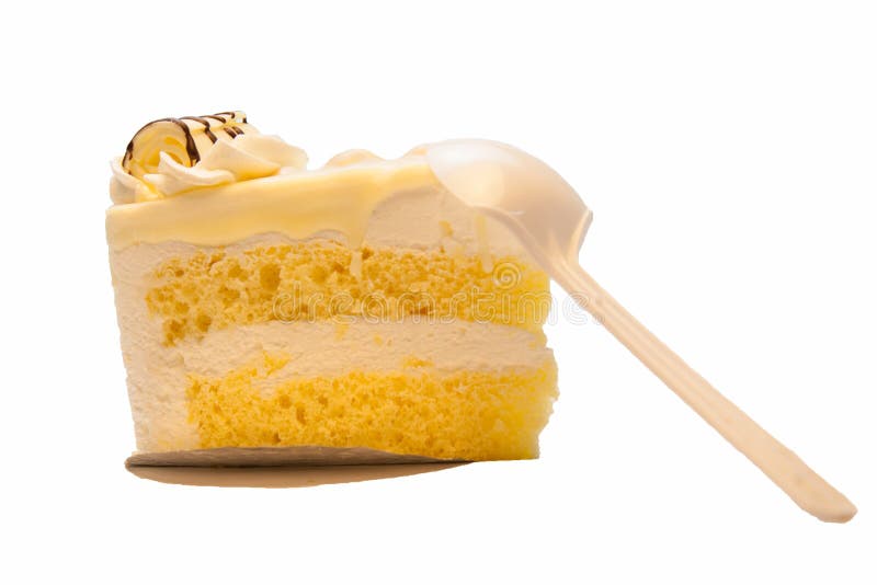 White Chocolate Macadamia Cake Stock Image - Image of white, glazed ...