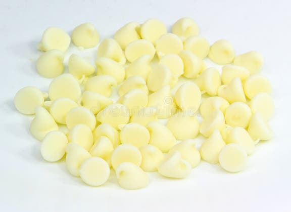 White Chocolate Morsels stock image. Image of pieces - 19373147