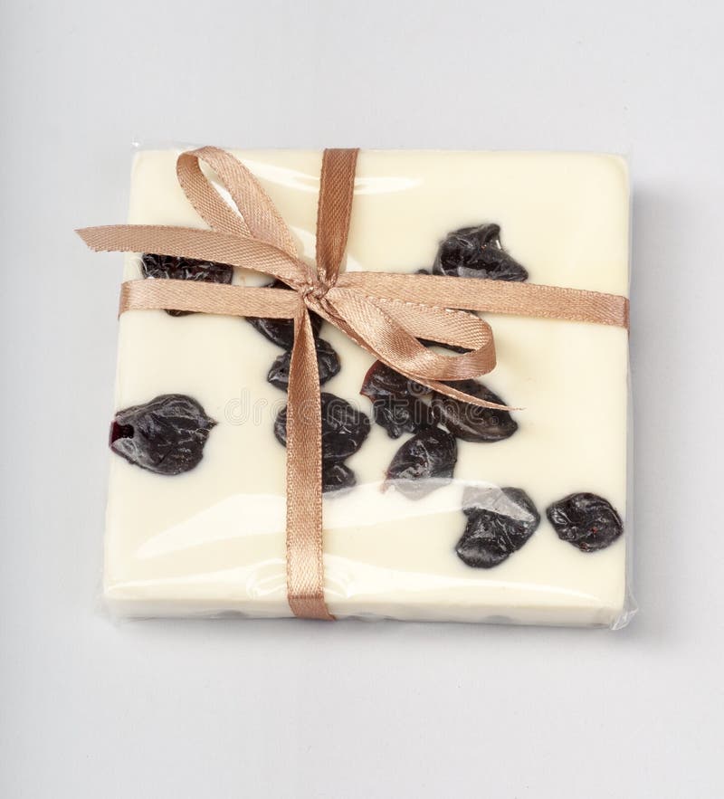 White Chocolate with Prunes Stock Image - Image of broken, dessert ...