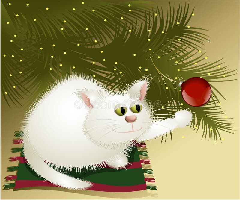 Cat Under Tree Stock Illustrations – 726 Cat Under Tree Stock ...