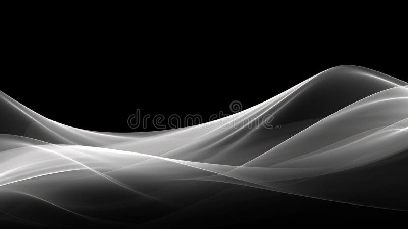 A White Christmas Features Delicate, Translucent Lines on a Deep Black ...