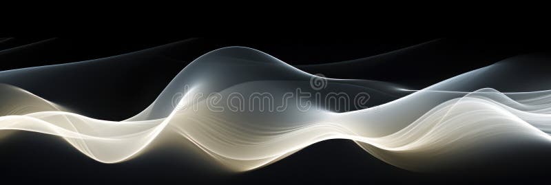 White Christmas: Translucent Clear Abstraction Lines on Black ...