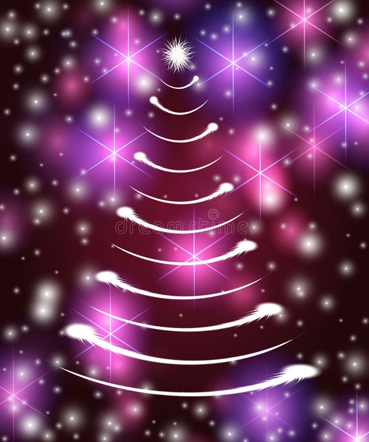 Violet Christmas Tree Stock Illustrations – 5,797 Violet Christmas Tree ...