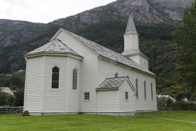Odda Church, Norway stock image. Image of hordaland - 104487267