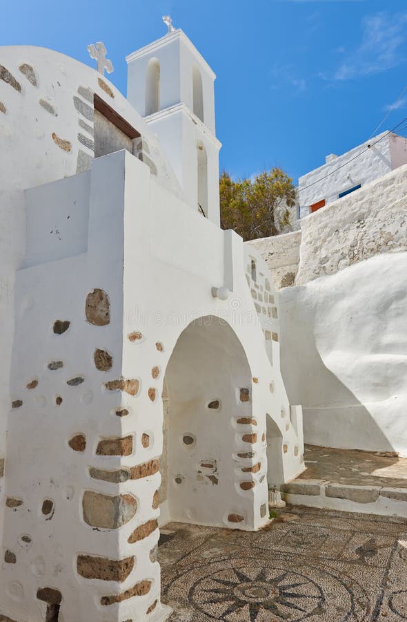 Pera Gialos Village, Astypalea - Greece Stock Photo - Image of white ...