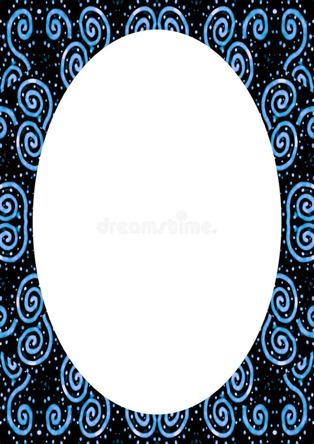 White Background with Decorated Design Rounded Borders Stock ...