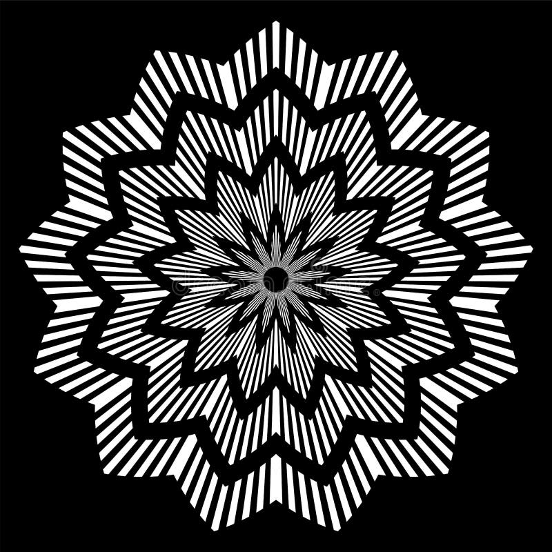 White Circle Pattern on Black Background Stock Vector - Illustration of ...