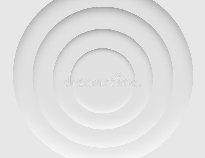 White Circle Simple and Clean Abstract Background Stock Illustration ...