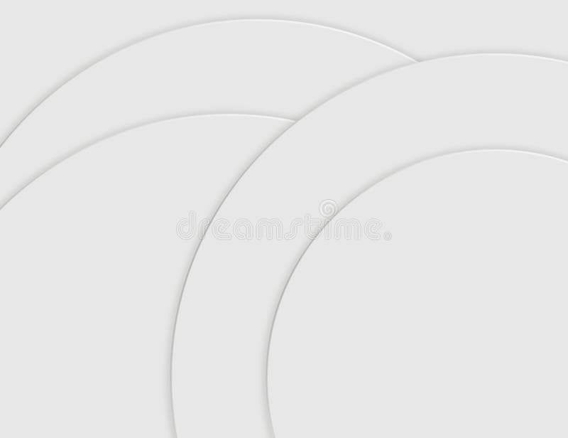 White Circle Simple and Clean Abstract Background Stock Illustration ...
