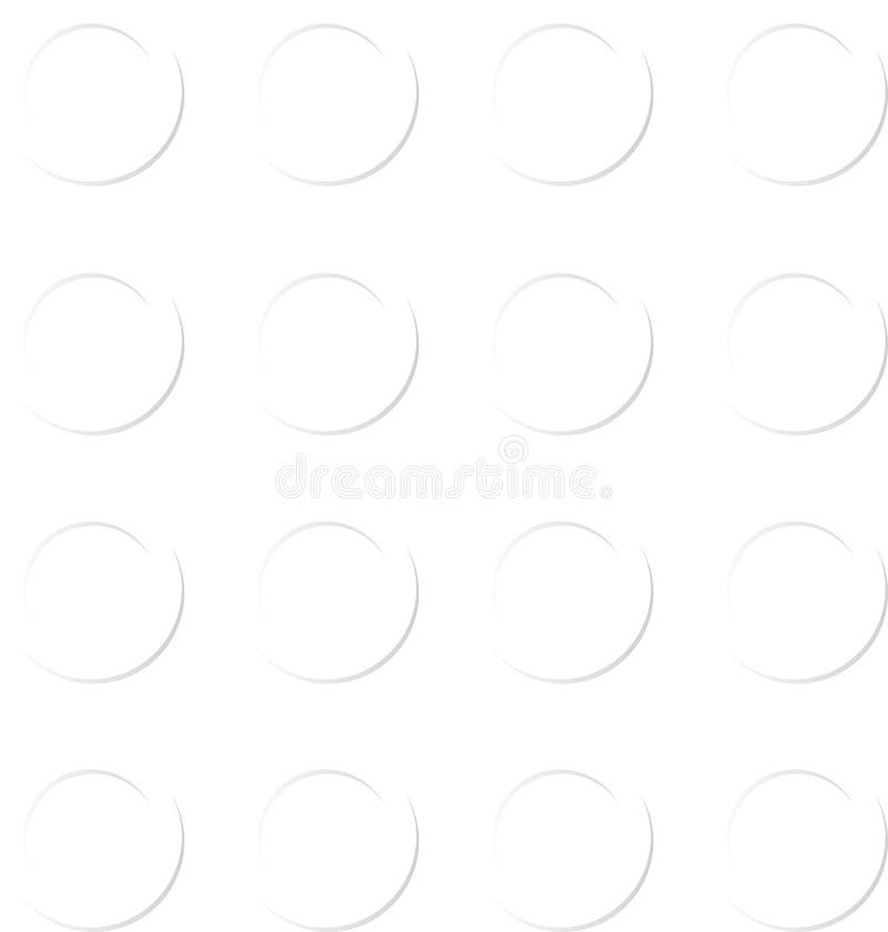 White Circle Texture Illustration Design Pattern Stock Illustration ...
