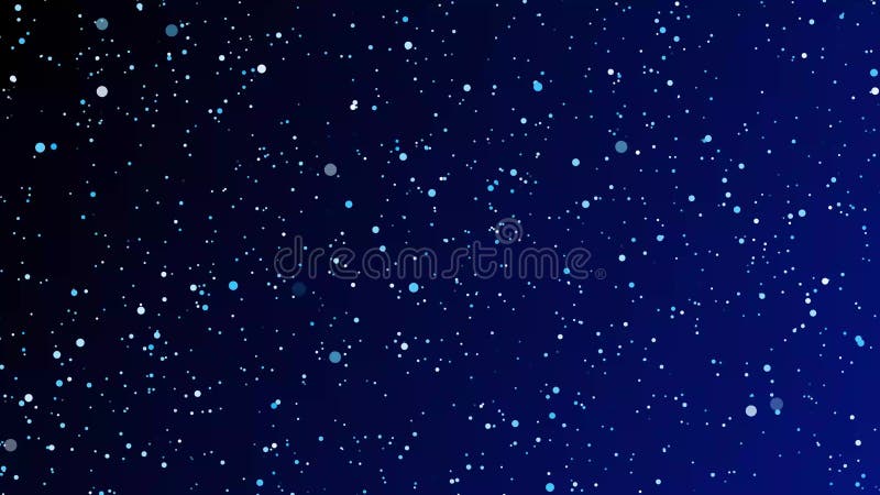 White Circles of Varying Sizes Float and Move, Creating a Dynamic ...