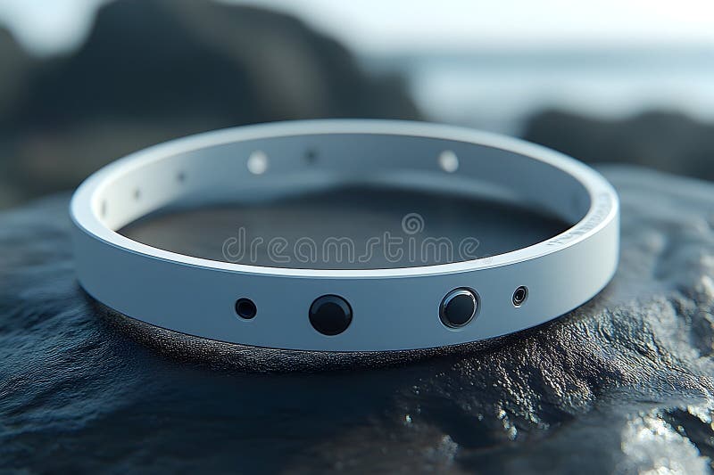 AI-Generated Smart Ring Concept Stock Illustration - Illustration of light, grey: 375097173