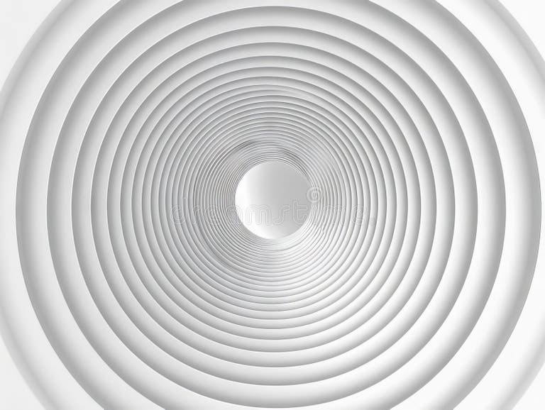 A White Circular Pattern with a White Circle in the Middle Stock Photo ...