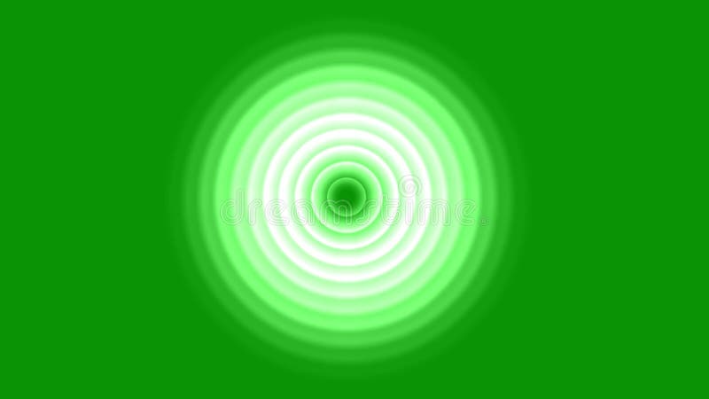 White Circular Shapes Motion Graphics with Green Screen Background ...