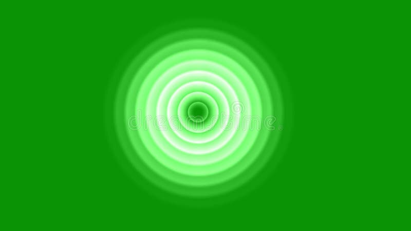 White Circular Shapes Motion Graphics with Green Screen Background ...